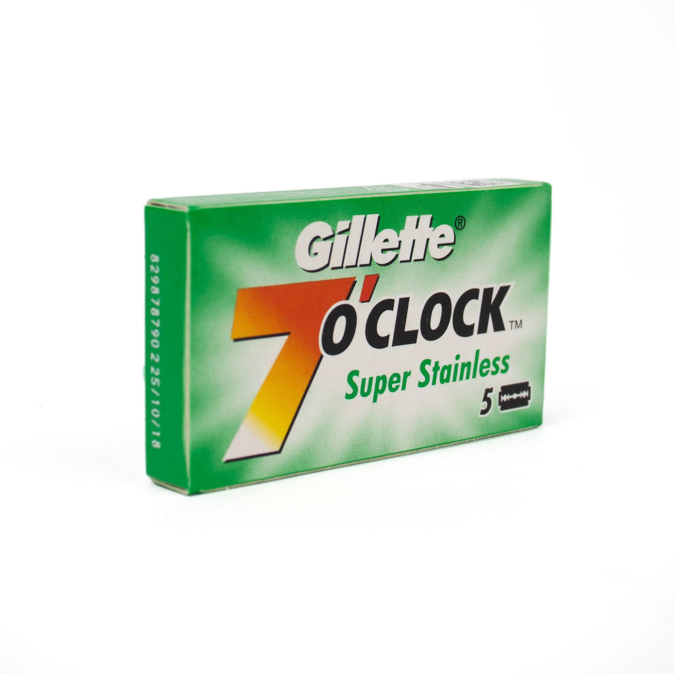 Gillette 7 O'clock Super Stainless Green Safety Razor Blades (Pack of