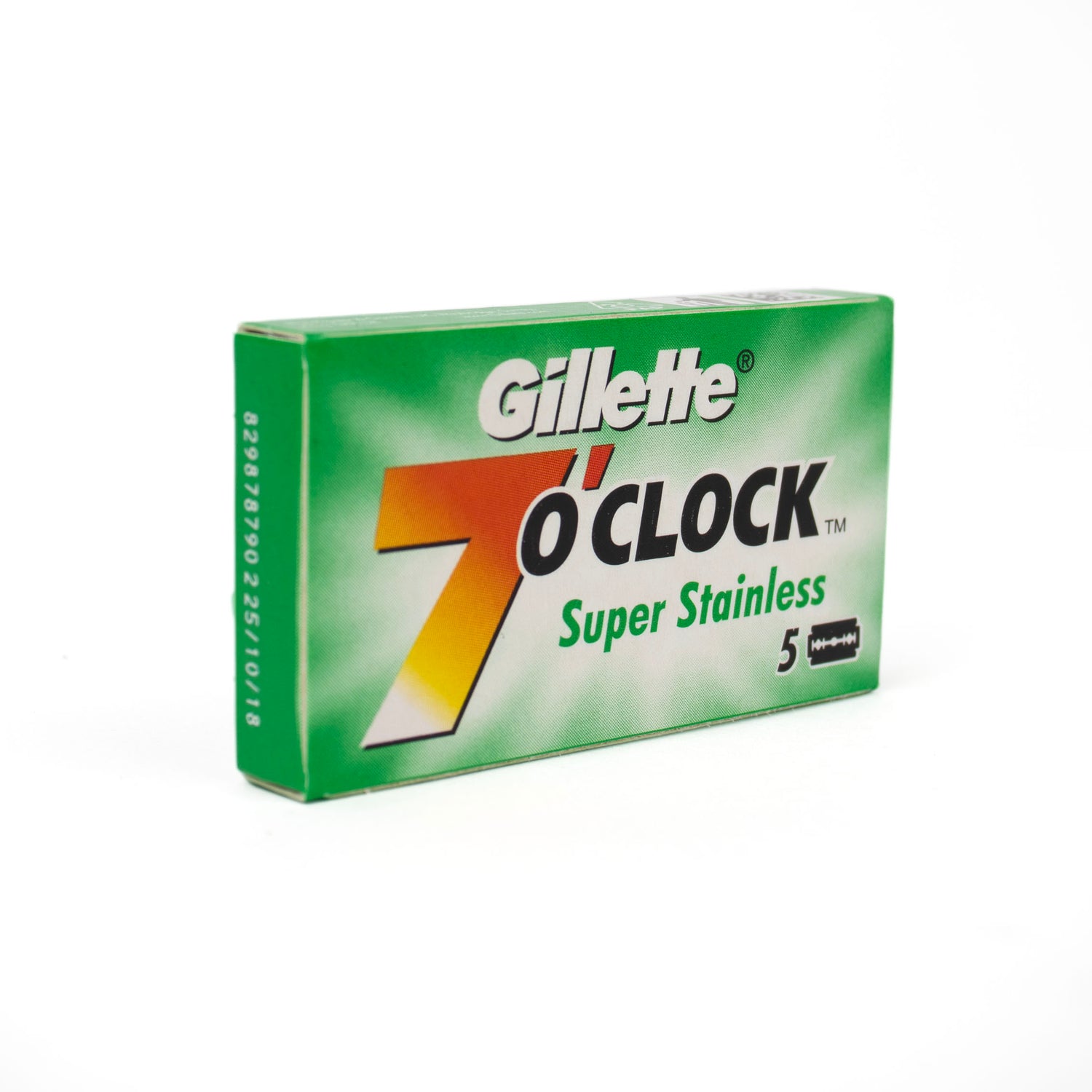 Gillette 7 O'clock Super Stainless Green Safety Razor Blades (Pack of