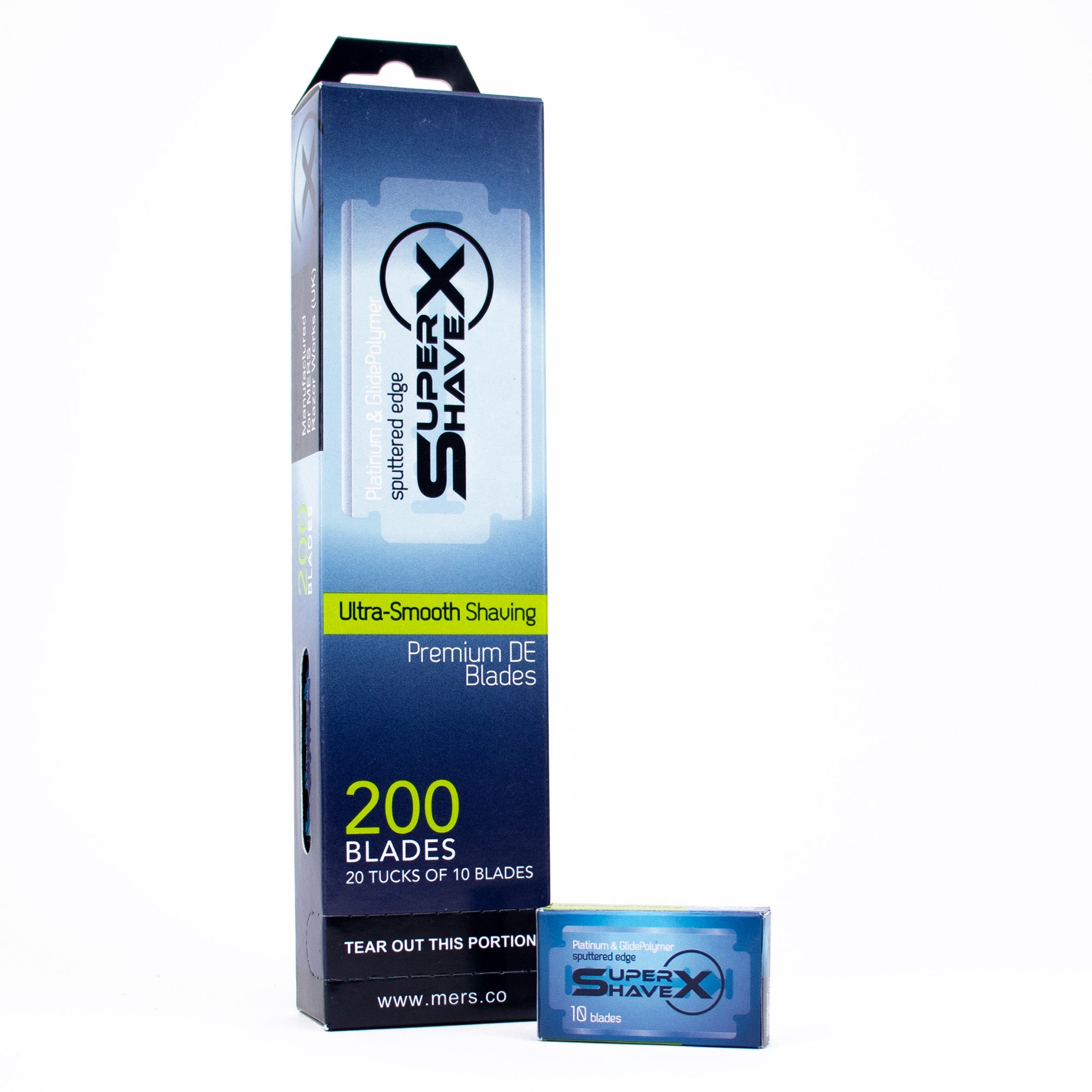 Super Shavex Platinum Double Edge Blades (20 x 10)