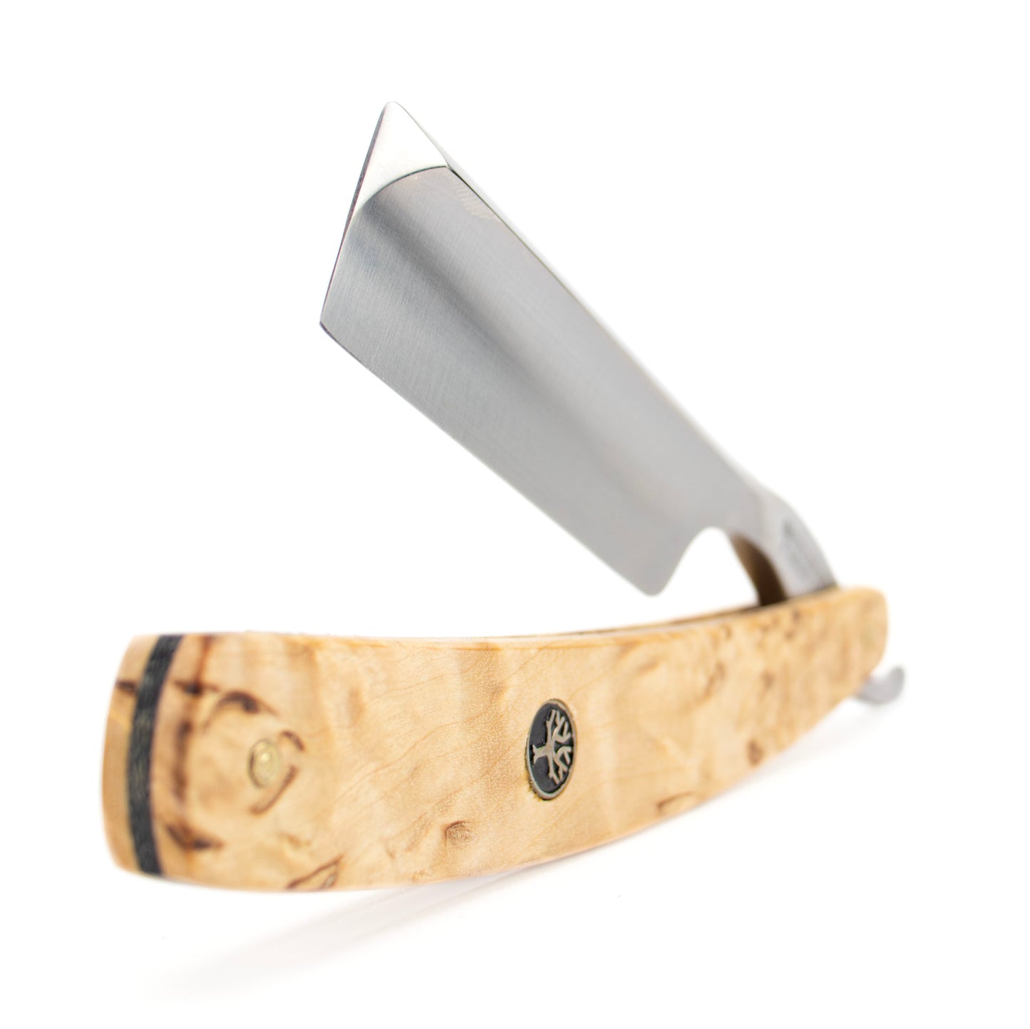 The Celebrated Curly Birch - Boker Straight Razor 6/8