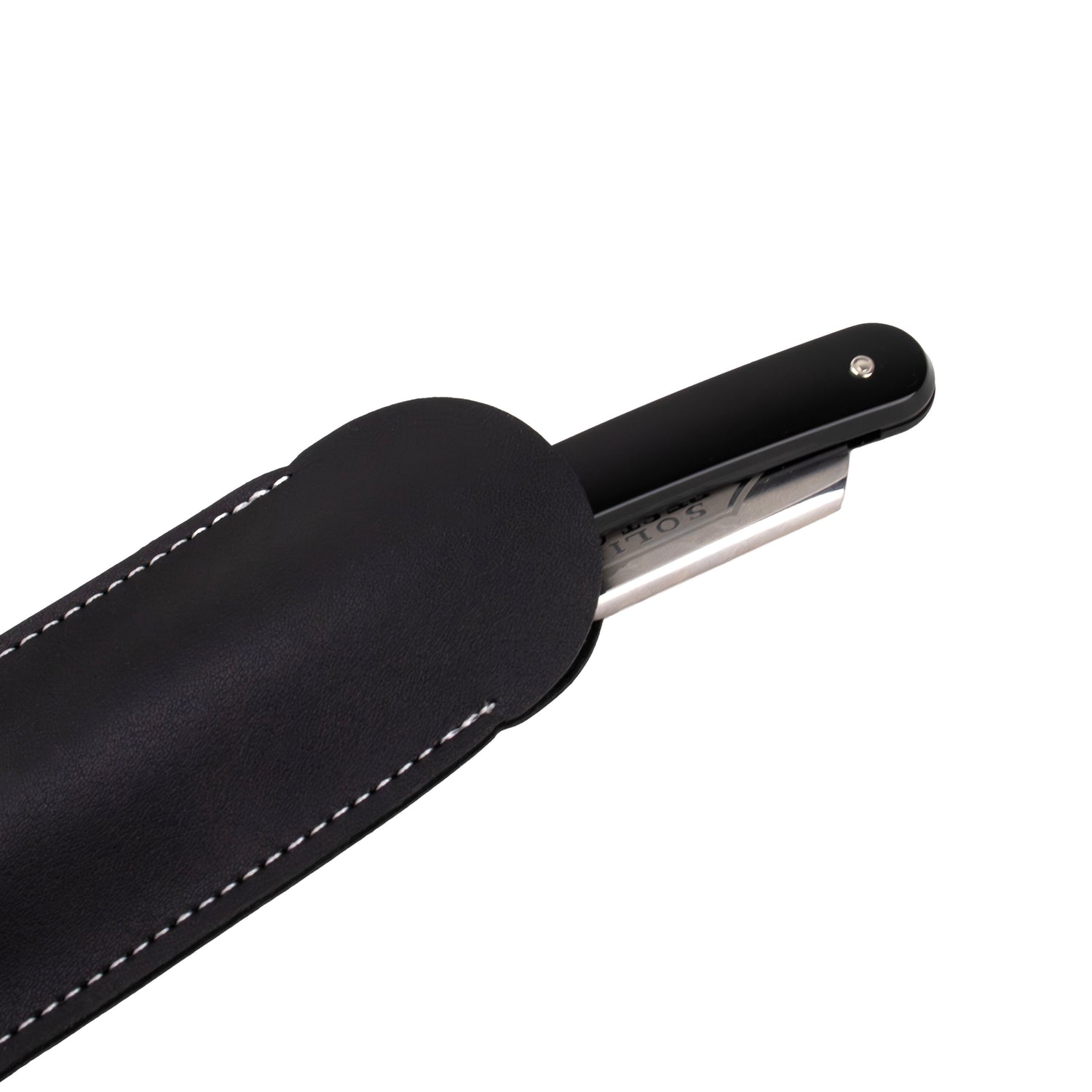 Black Straight Razor Case